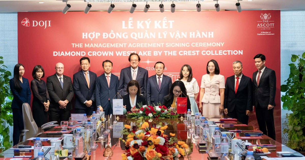 Tập đoàn DOJI tiên phong đưa thương hiệu The Crest Collection đến Việt Nam